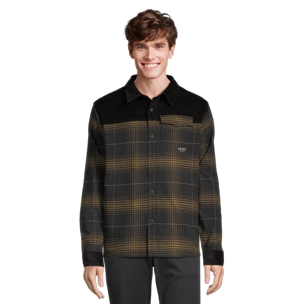 Woods Men's Plaid Foley Shacket | SportChek