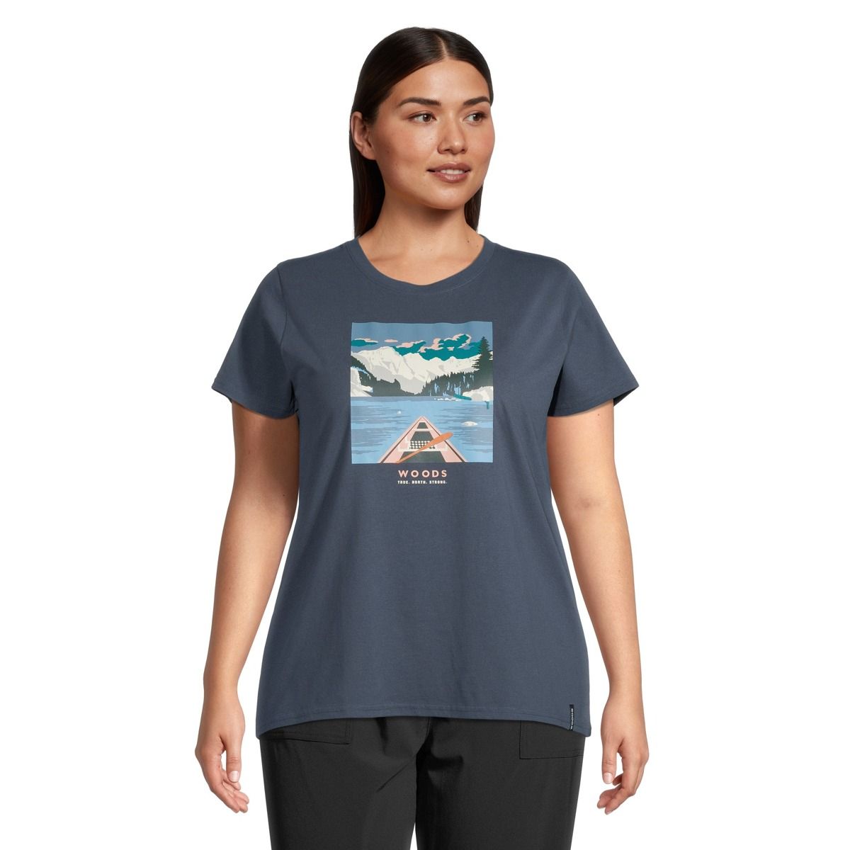 Woods Women's Plus Size Cayley Canoe T Shirt | SportChek