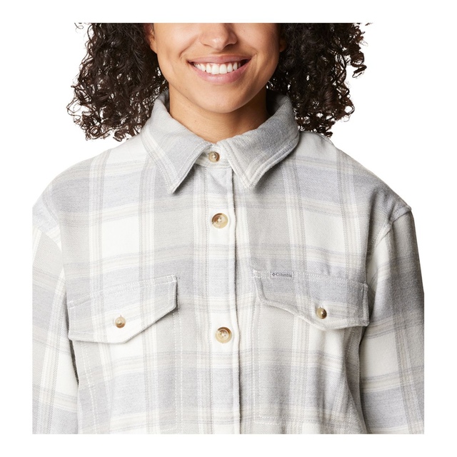 Columbia Women's Calico Basin Casual Fit Long Sleeve Shacket | Atmosphere