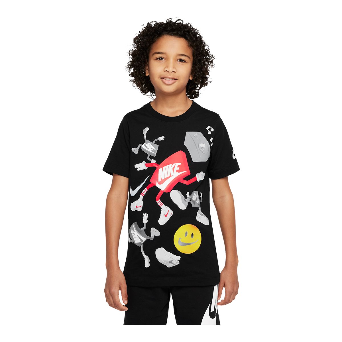 Nike Sportswear Boys' Explode Boxy T Shirt, Kids', Crewneck, Cotton ...