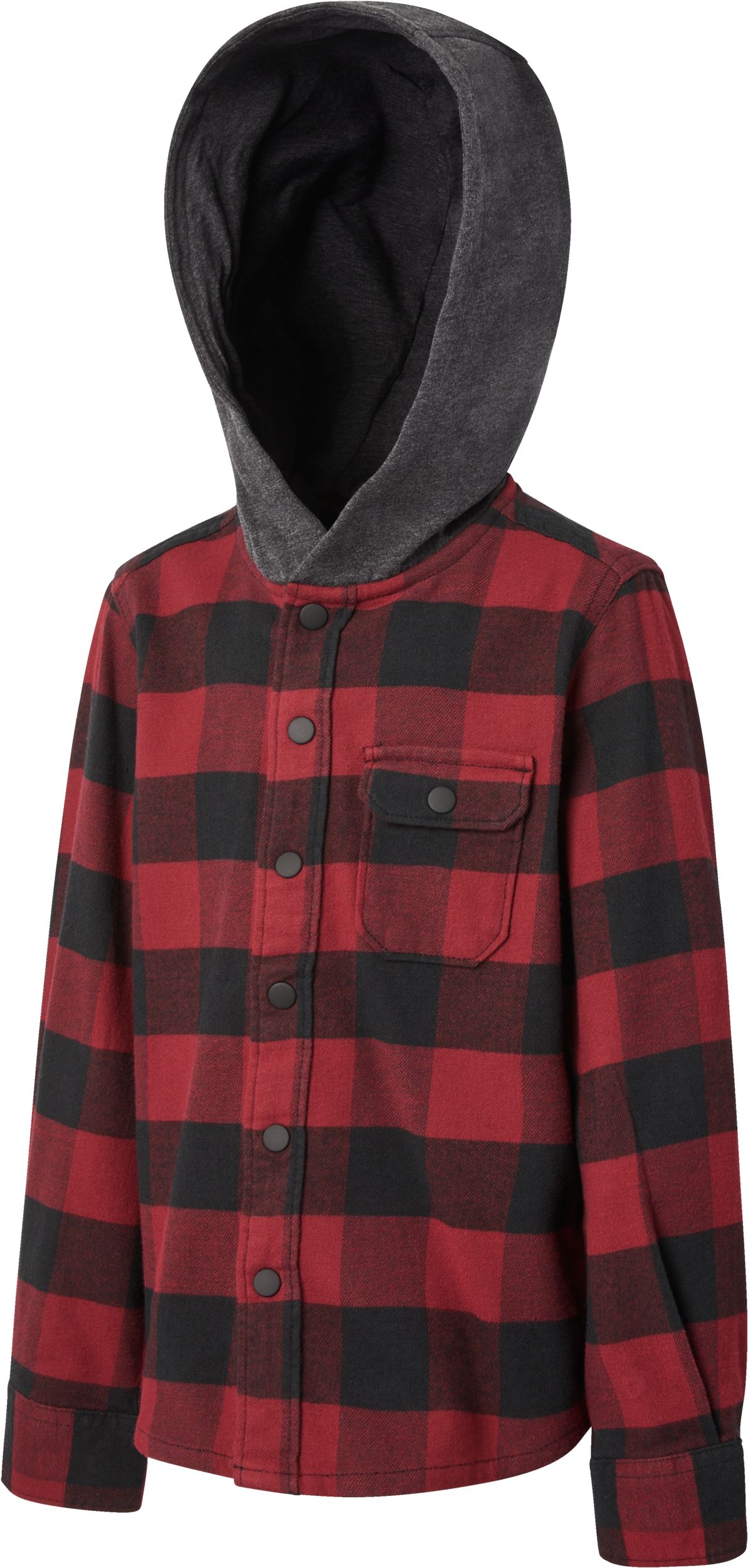 Ripzone Boys' Hideout Hooded Plaid Top | SportChek