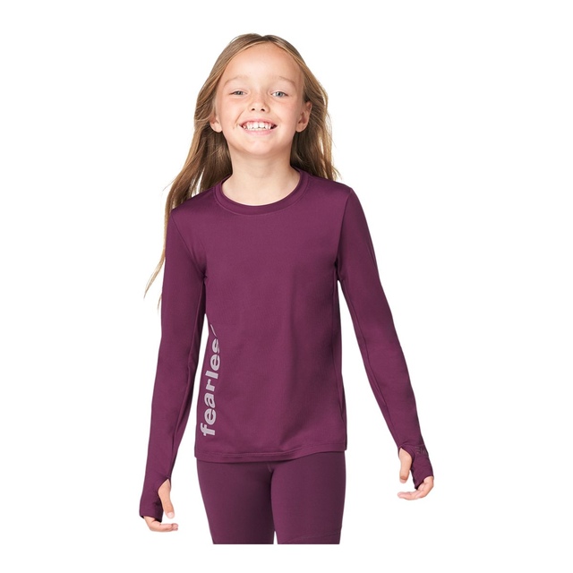 FWD Girls' Word Play Layering Long Sleeve Shirt | SportChek