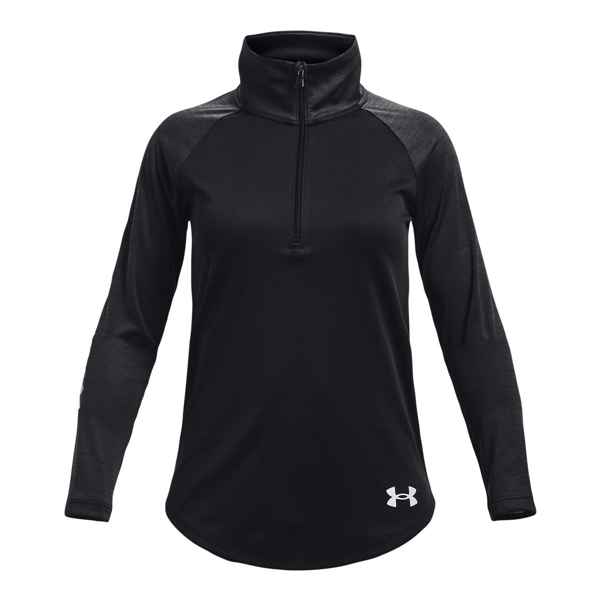 Under Armour Girls' Tech Graphic 1/2 Zip Long Sleeve Top | SportChek