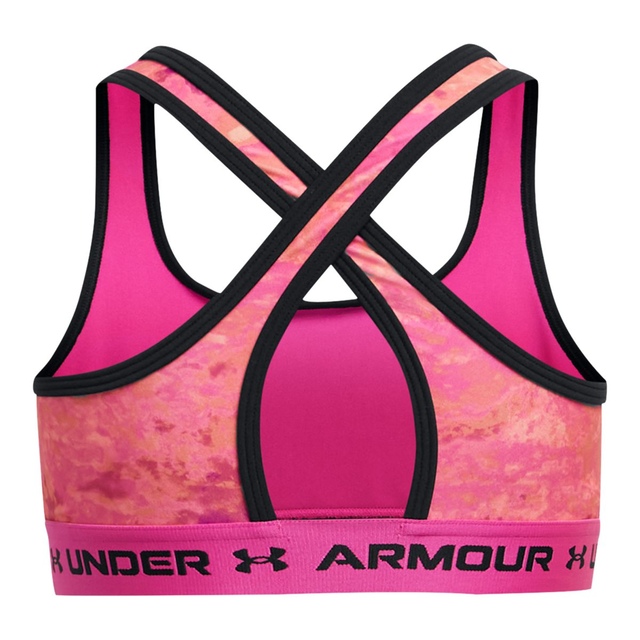 Under Armour Girls' Crossback Medium Printed Sports Bra | SportChek