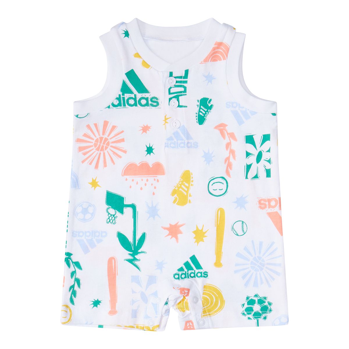 adidas Kids' All Over Print Sunsuit 1 Piece Romper | SportChek