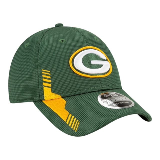 Green Bay Packers New Era Home Sideline 9FORTY Adjustable Hat, NFL ...