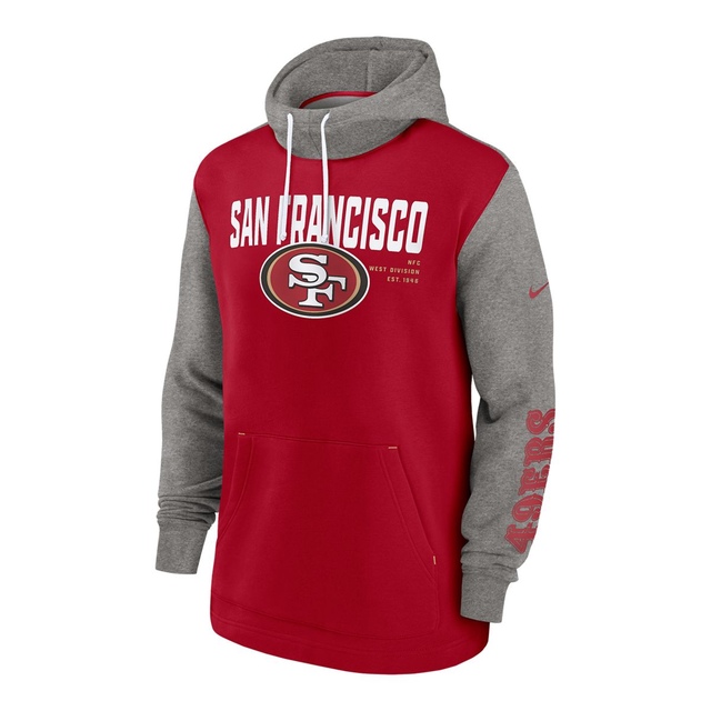 San Francisco 49ers Nike Color Block Hoodie | SportChek