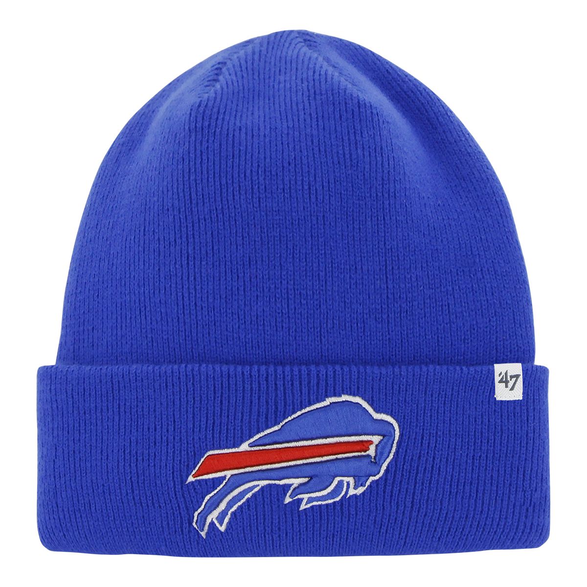 47 Brand Buffalo Bills Raised Cuffed Knit Cap - Warm Winter Headwear ...
