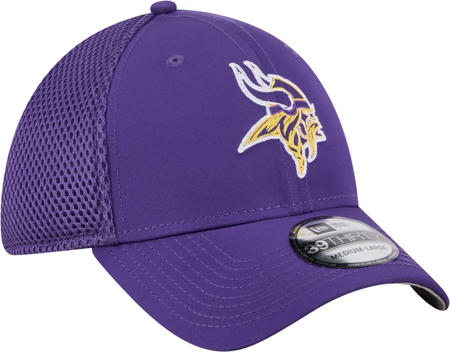 New Era Minnesota Vikings 39THIRTY Outline Cap - NFL Stretch Fit Cap ...