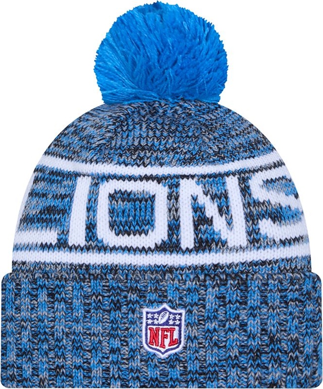 New Era Detroit Lions Sideline Sport Knit Hat - NFL Sideline Cold ...