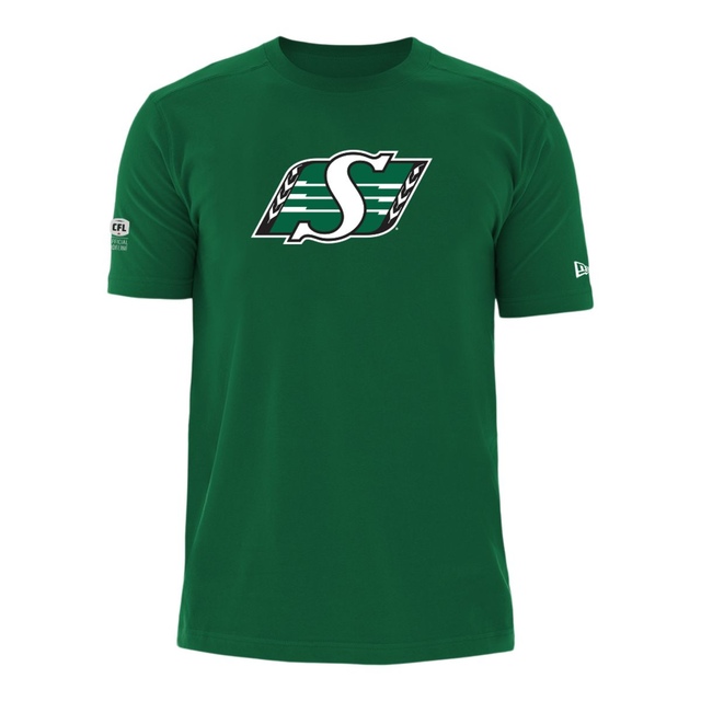 Saskatchewan Roughriders New Era Reign Logo Sideline T Shirt | SportChek
