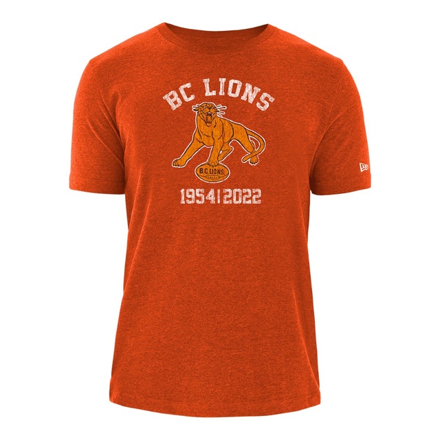 BC Lions New Era Throwback Bi-Blend T Shirt | SportChek