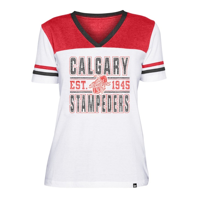 Calgary Stampeders New Era Women's Throwback Crossover T Shirt | SportChek