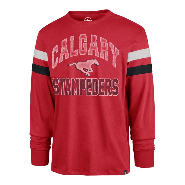 Calgary Stampeders 47 Brand Irving Long Sleeve T Shirt | SportChek