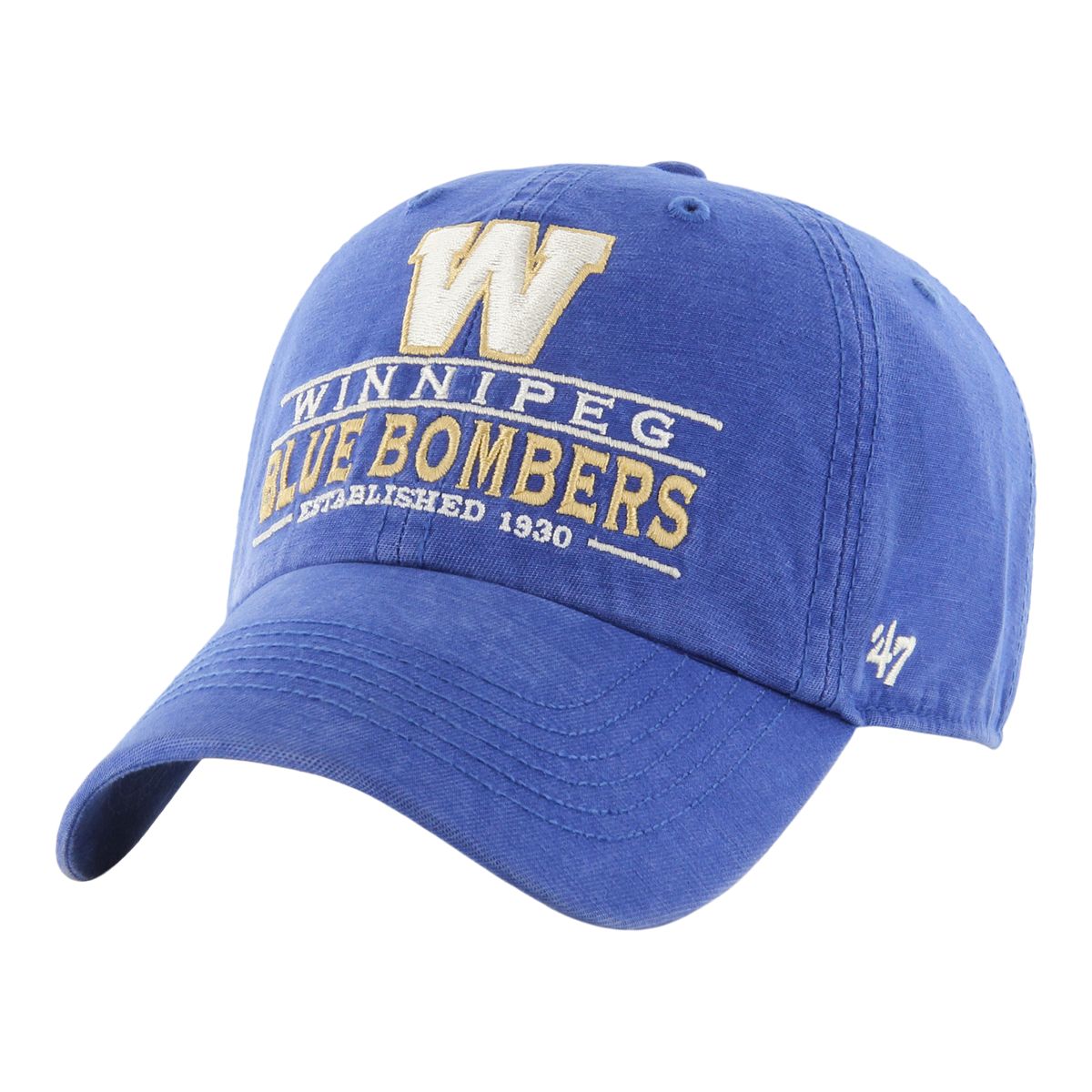 Winnipeg Blue Bombers 47 Brand Vernon Clean Up Cap | SportChek