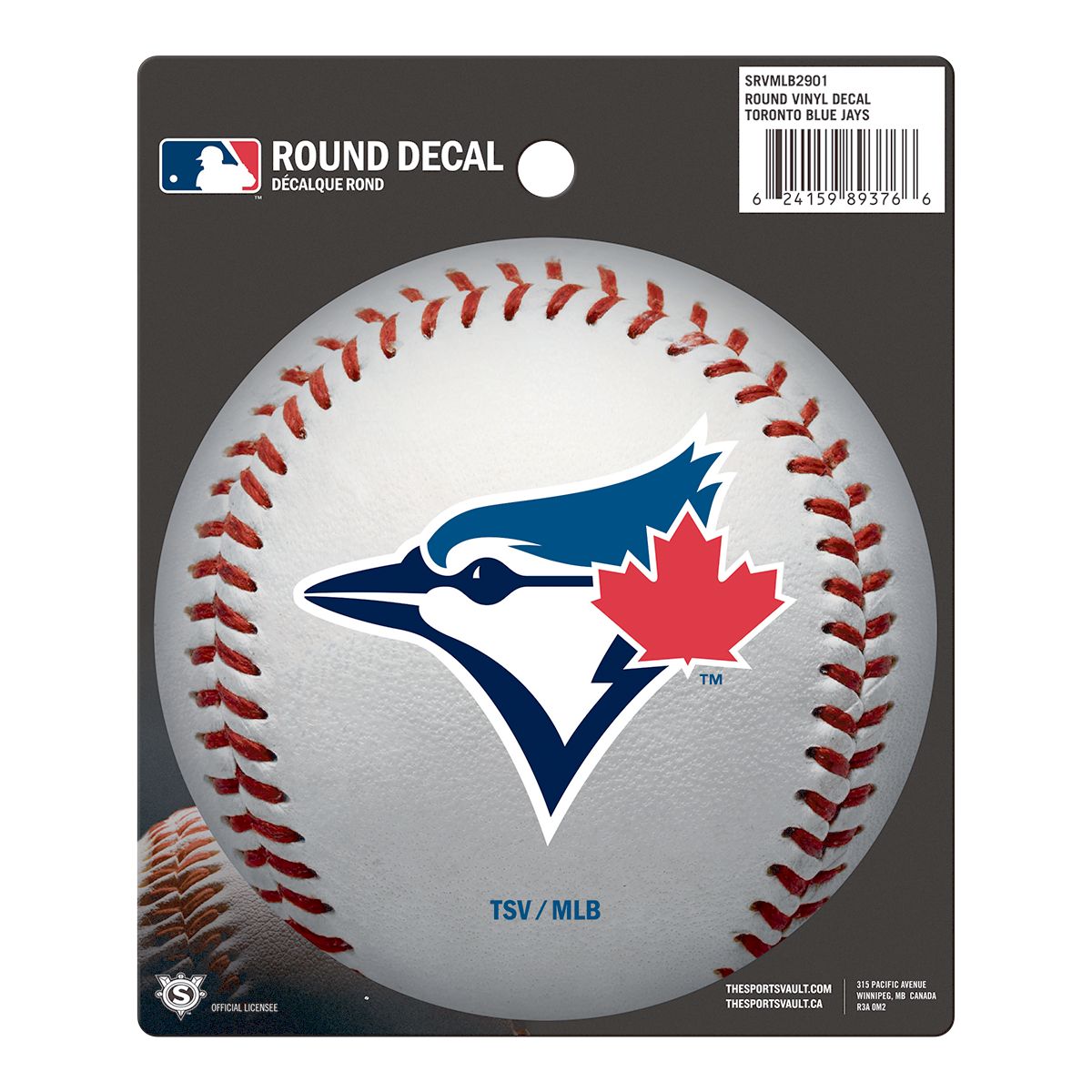 Toronto Blue Jays Round Vinyl Decal | Sportchek