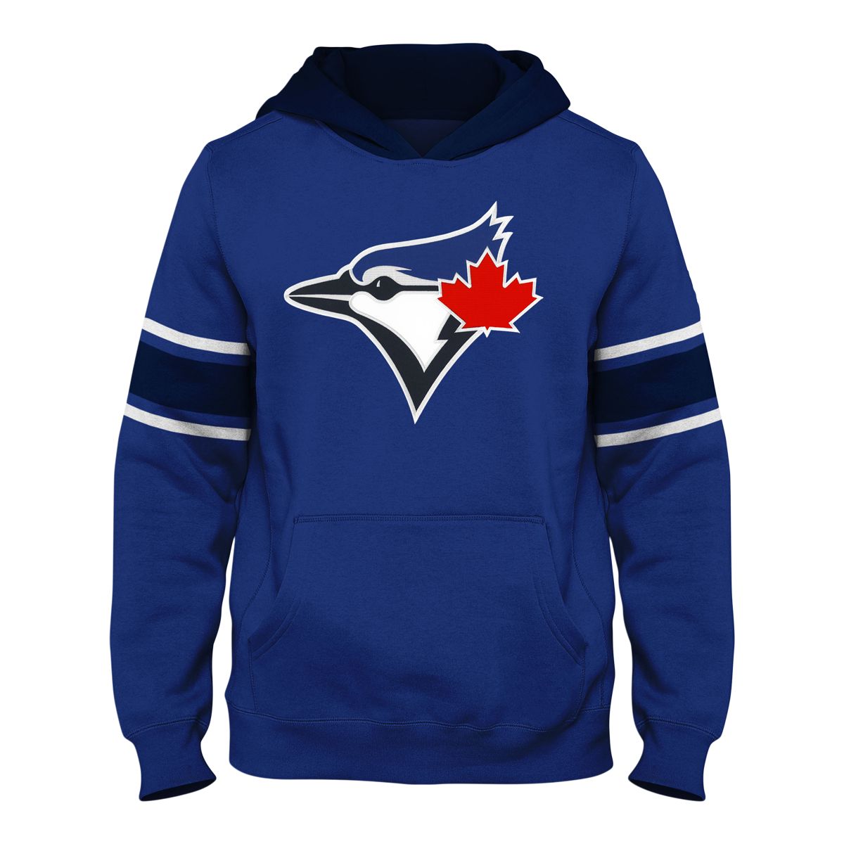 Youth Toronto Blue Jays Bulletin Logo Arm Stripe Hoodie | Sportchek