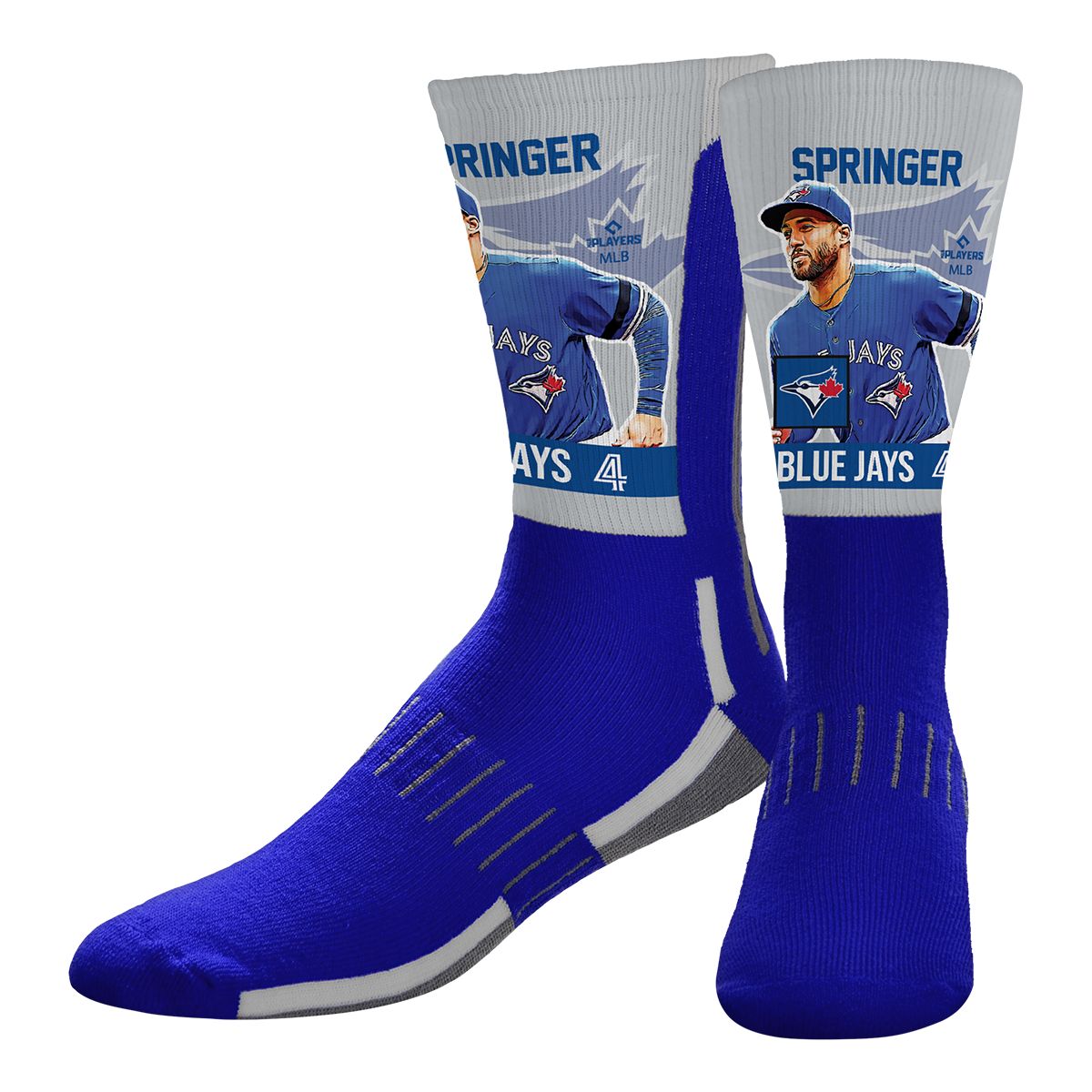 Toronto Blue Jays For Bare Feet George Springer Finigan Socks | SportChek