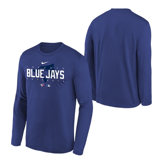 Youth Toronto Blue Jays Nike Dri-FIT Legend Team Issue Long Sleeve ...