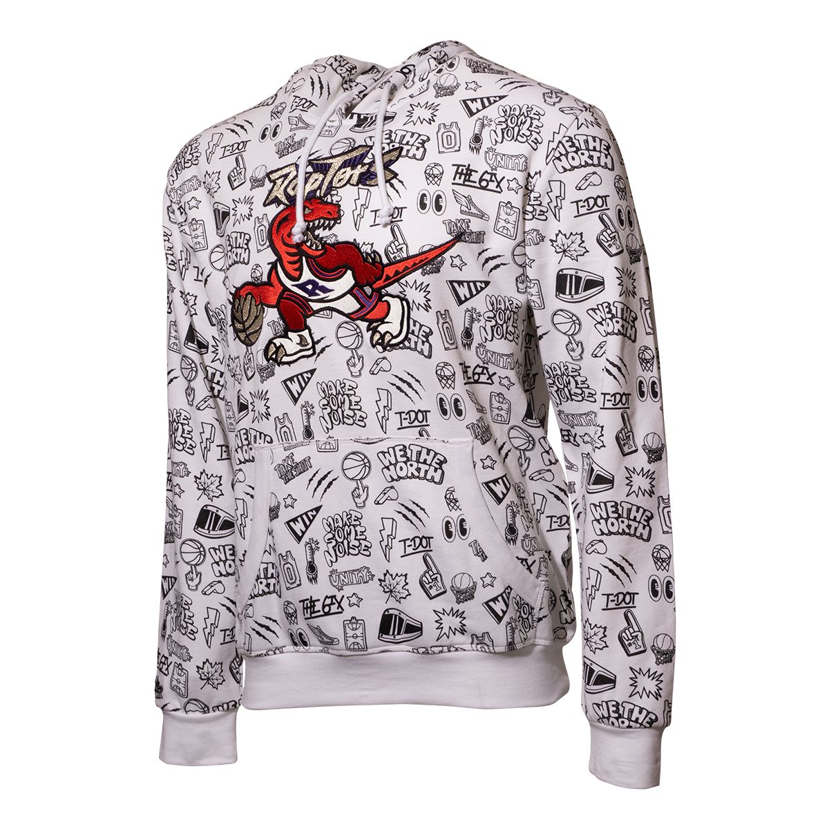 Toronto Raptors Hardwood Classics All Over Doodles Hoodie | SportChek