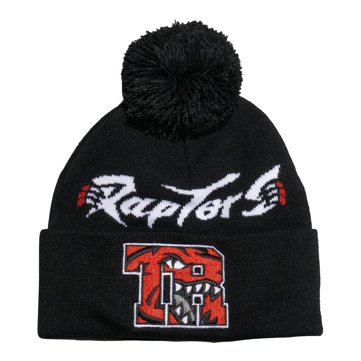 Toronto Raptors Mitchell & Ness HWC Mascot Claw Cuffed Pom Knit | SportChek