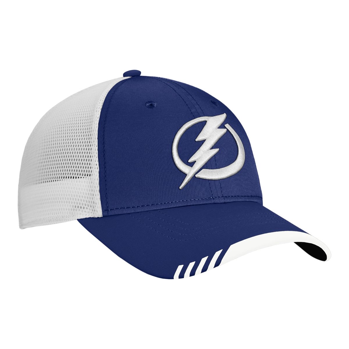 Tampa Bay Lightning Fanatics Locker Room Structured Adjustable Cap ...