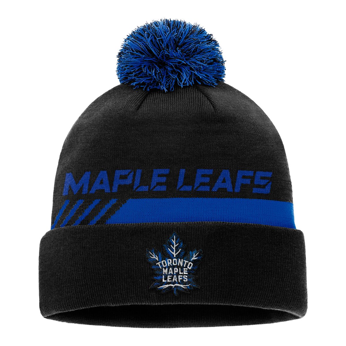 Toronto Maple Leafs Fanatics Alternate Authentic Pro Locker Cuff Pom ...