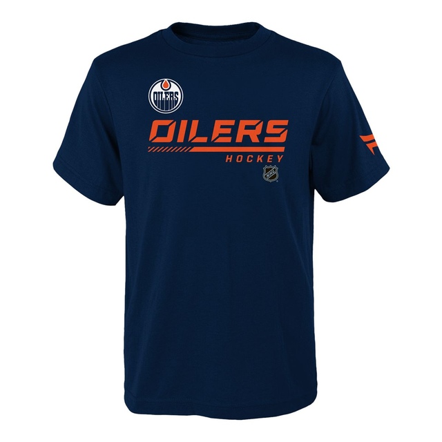 Youth Edmonton Oilers Outerstuff Authentic Pro T Shirt | SportChek