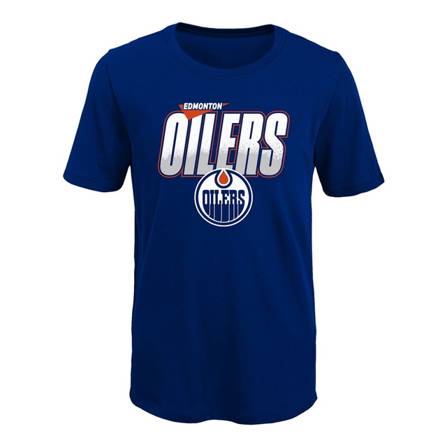Child Edmonton Oilers Outerstuff Frosty Center T Shirt | SportChek