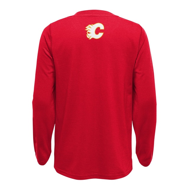 Youth Calgary Flames Outerstuff Rink Reimagined Long Sleeve T Shirt ...