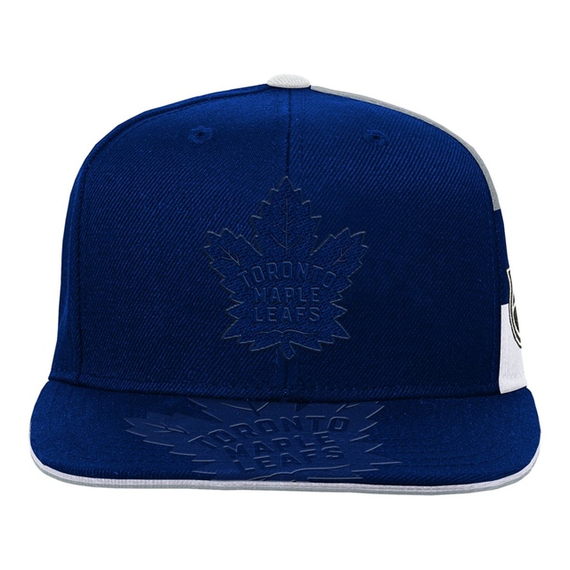 Youth Toronto Maple Leafs Outerstuff Face Off Structured Adjustable Cap ...