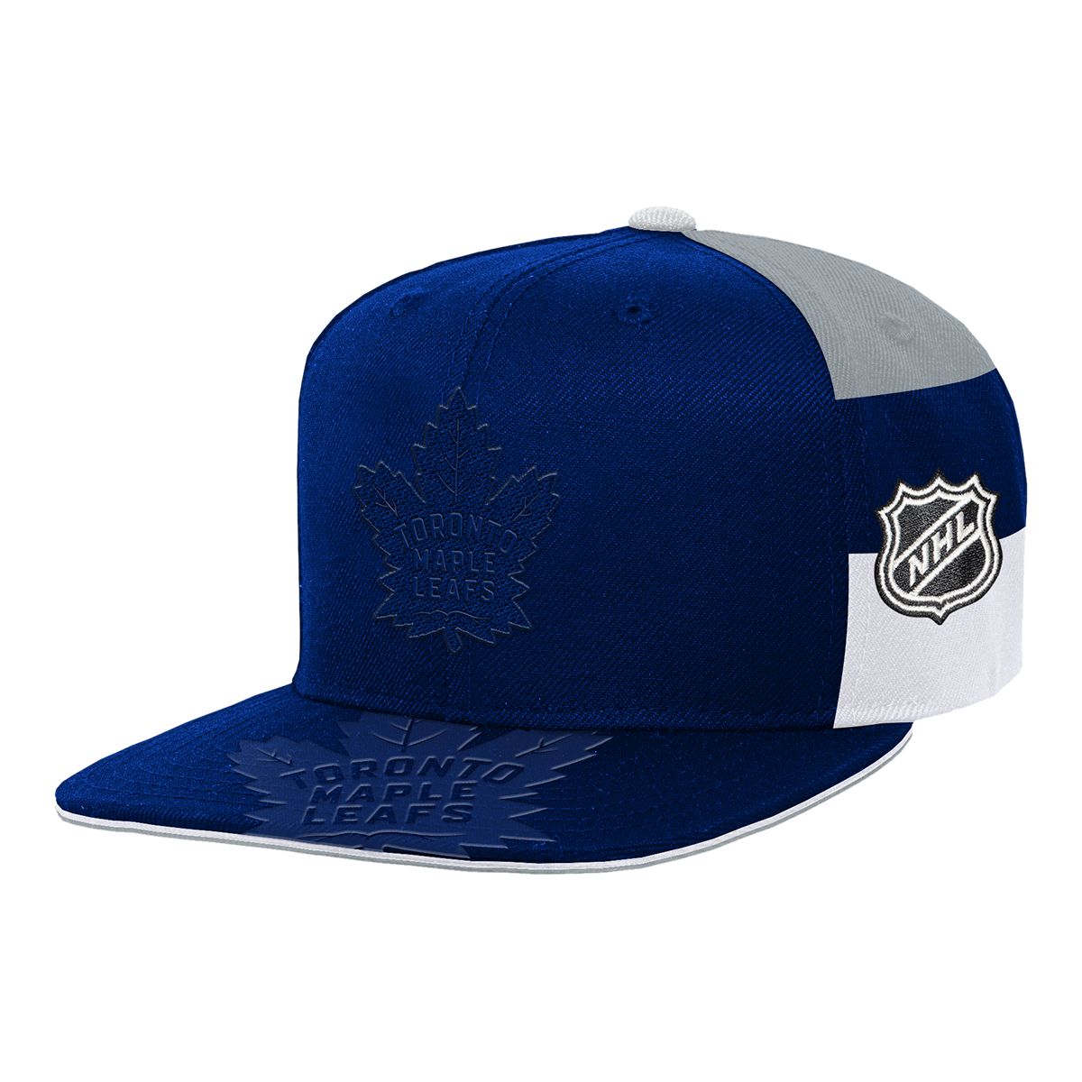 Youth Toronto Maple Leafs Outerstuff Face Off Structured Adjustable Cap ...