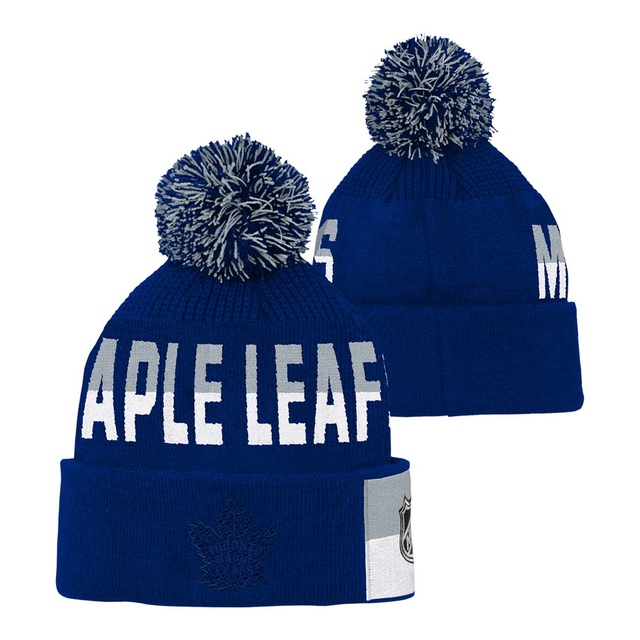 Youth Toronto Maple Leafs Outerstuff Face Off Jacquard Knit | SportChek