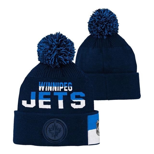 Youth Winnipeg Jets Outerstuff Face Off Jacquard Knit | SportChek