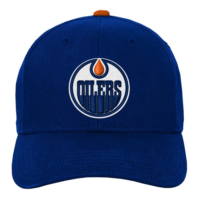 Youth Edmonton Oilers Outerstuff Precurve Snapback Cap | SportChek