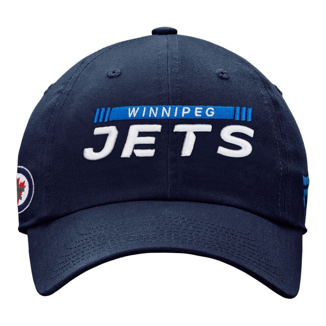 Winnipeg Jets Fanatics Authentic Pro Rink Unstructured Adjustable Hat ...