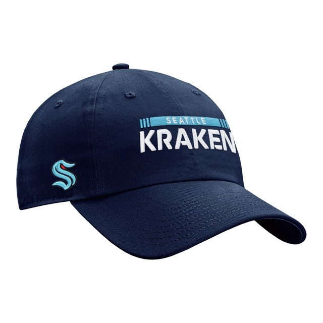 Seattle Kraken Fanatics Authentic Pro Rink Unstruct Adjustable Cap ...