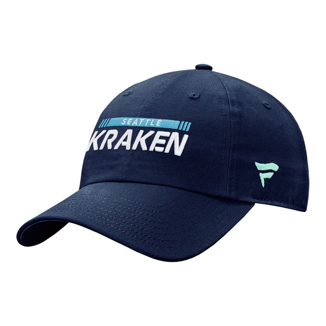 Seattle Kraken Fanatics Authentic Pro Rink Unstruct Adjustable Cap ...