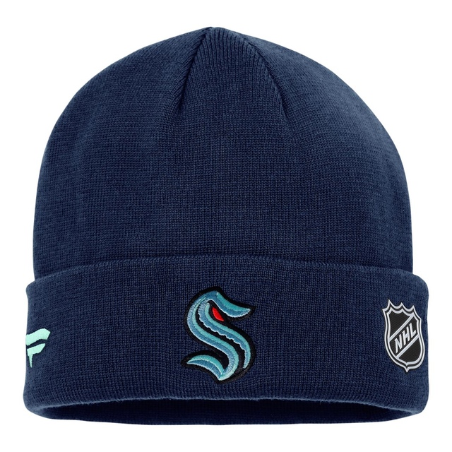 Seattle Kraken Fanatics Authentic Pro Rink Cuffed Knit Hat | SportChek