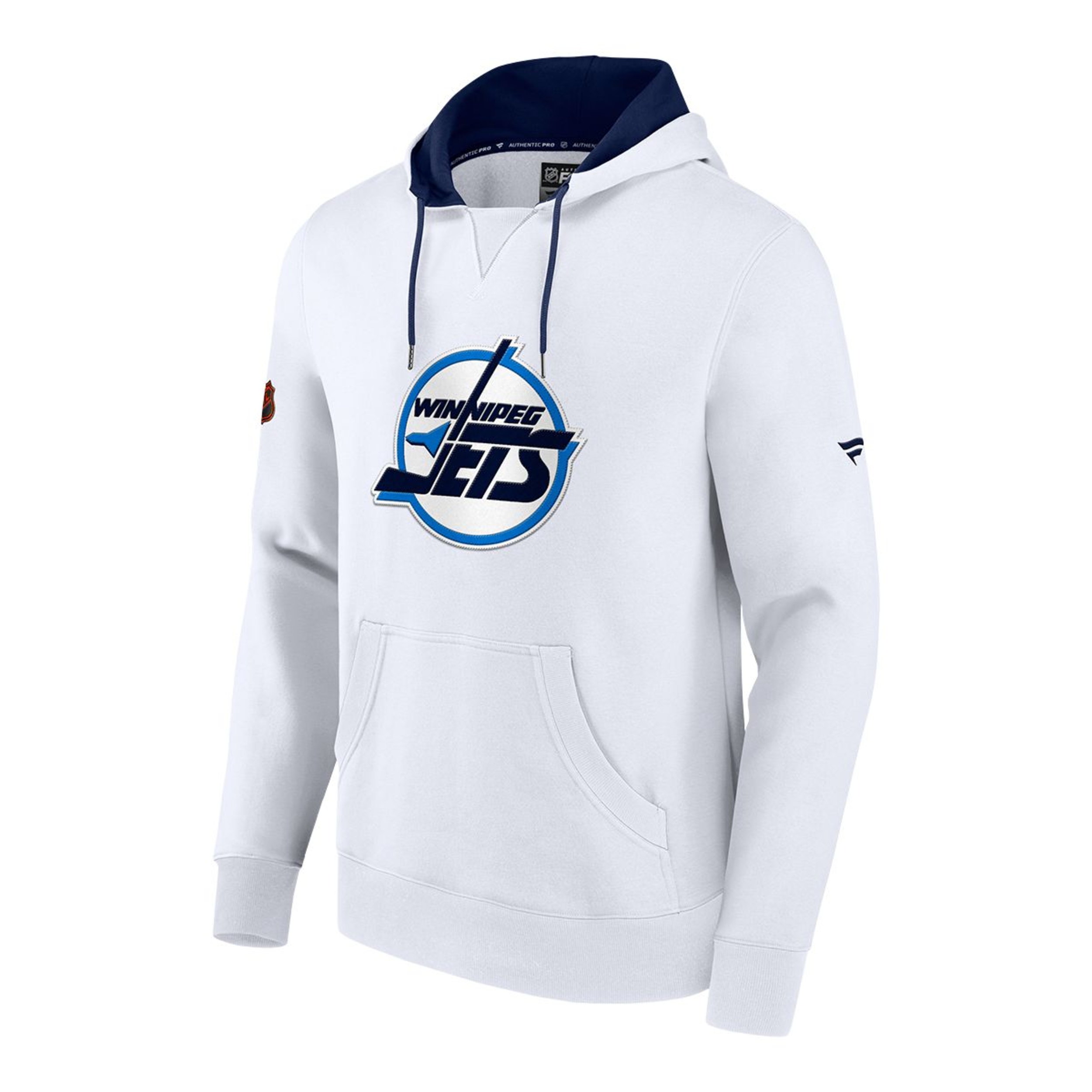Winnipeg Jets Fanatics Authentic Pro Reverse Retro Cotton Hoodie ...