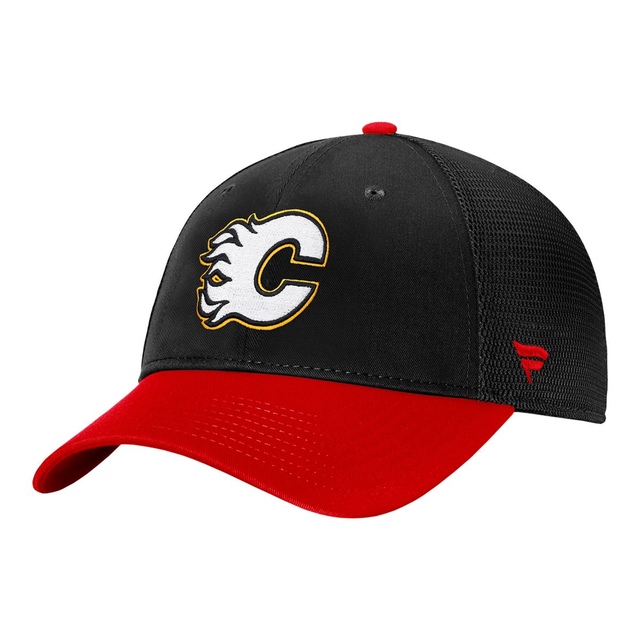 Calgary Flames Fanatics Authentic Pro Reverse Retro Struct Adjustable ...