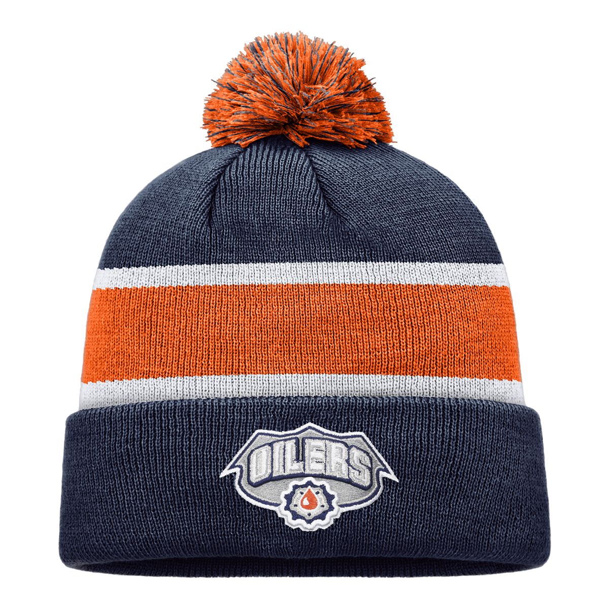 Edmonton Oilers Fanatics Reverse Retro Pom Knit Hat | SportChek