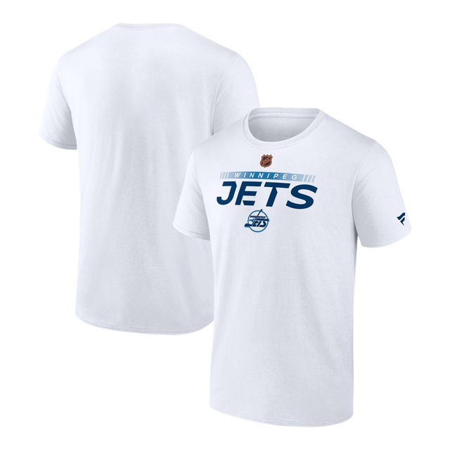 Winnipeg Jets Fanatics Authentic Pro Reverse Retro Cotton T Shirt ...