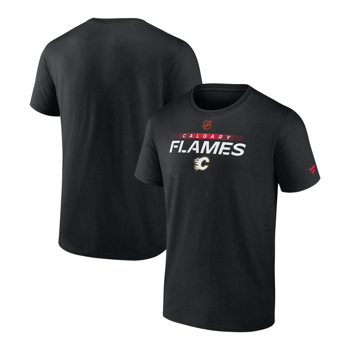 Calgary Flames Fanatics Authentic Pro Reverse Retro Cotton T Shirt ...