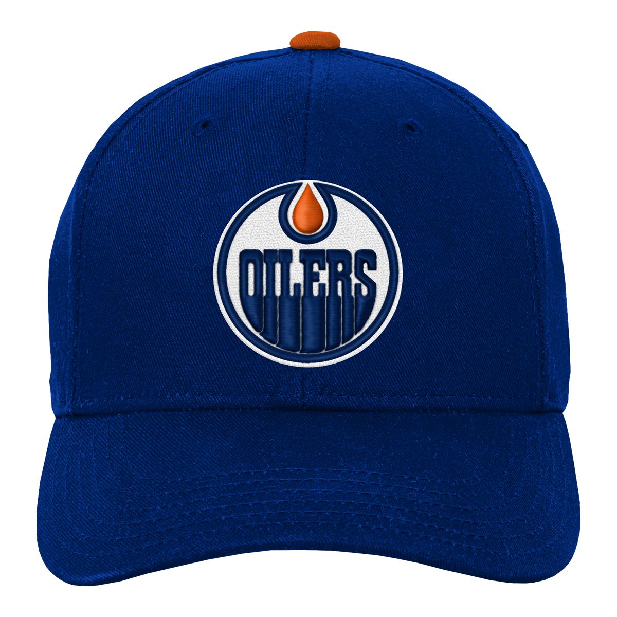 Youth Edmonton Oilers Outerstuff Precurved Snapback Cap | SportChek