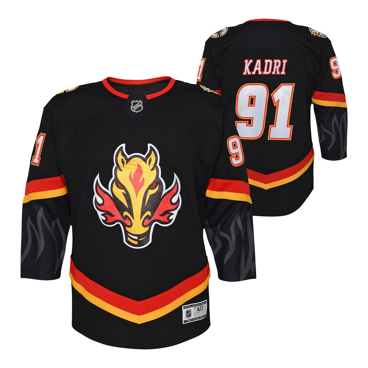 Youth Calgary Flames Outerstuff Nazem Kadri Premier Alternate Jersey ...