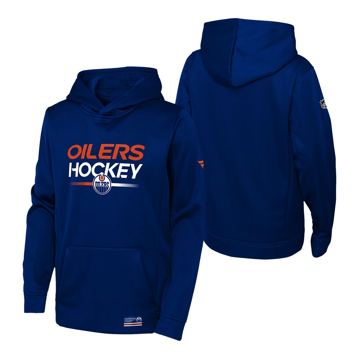 Youth Edmonton Oilers Outerstuff Authentic Pro Hoodie | SportChek