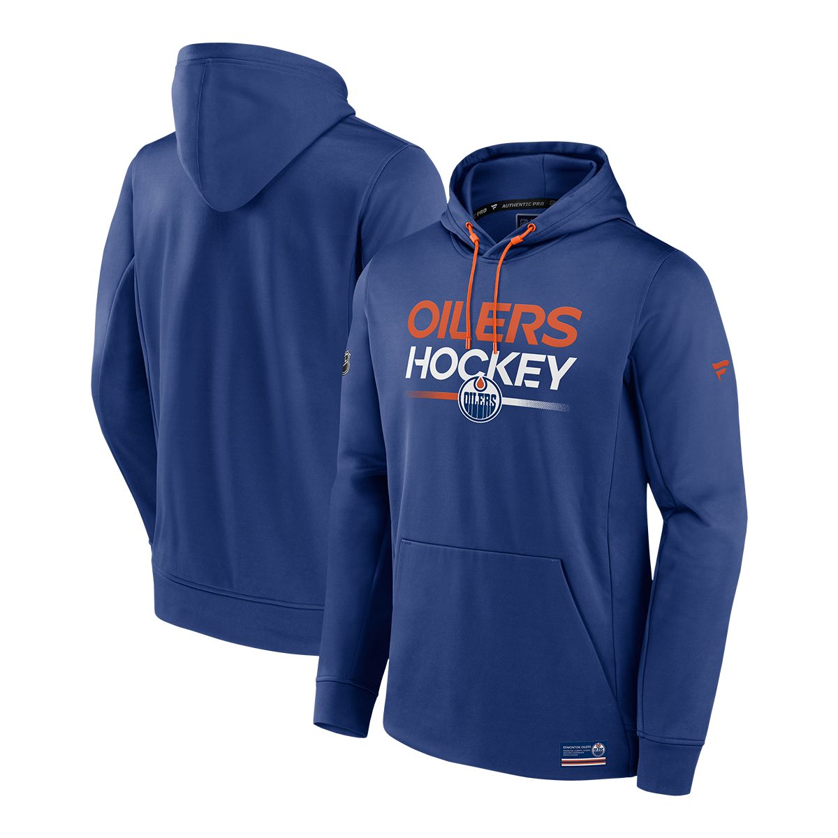 Edmonton Oilers Fanatics Authentic Pro Rink Poly Fleece Hoodie | SportChek