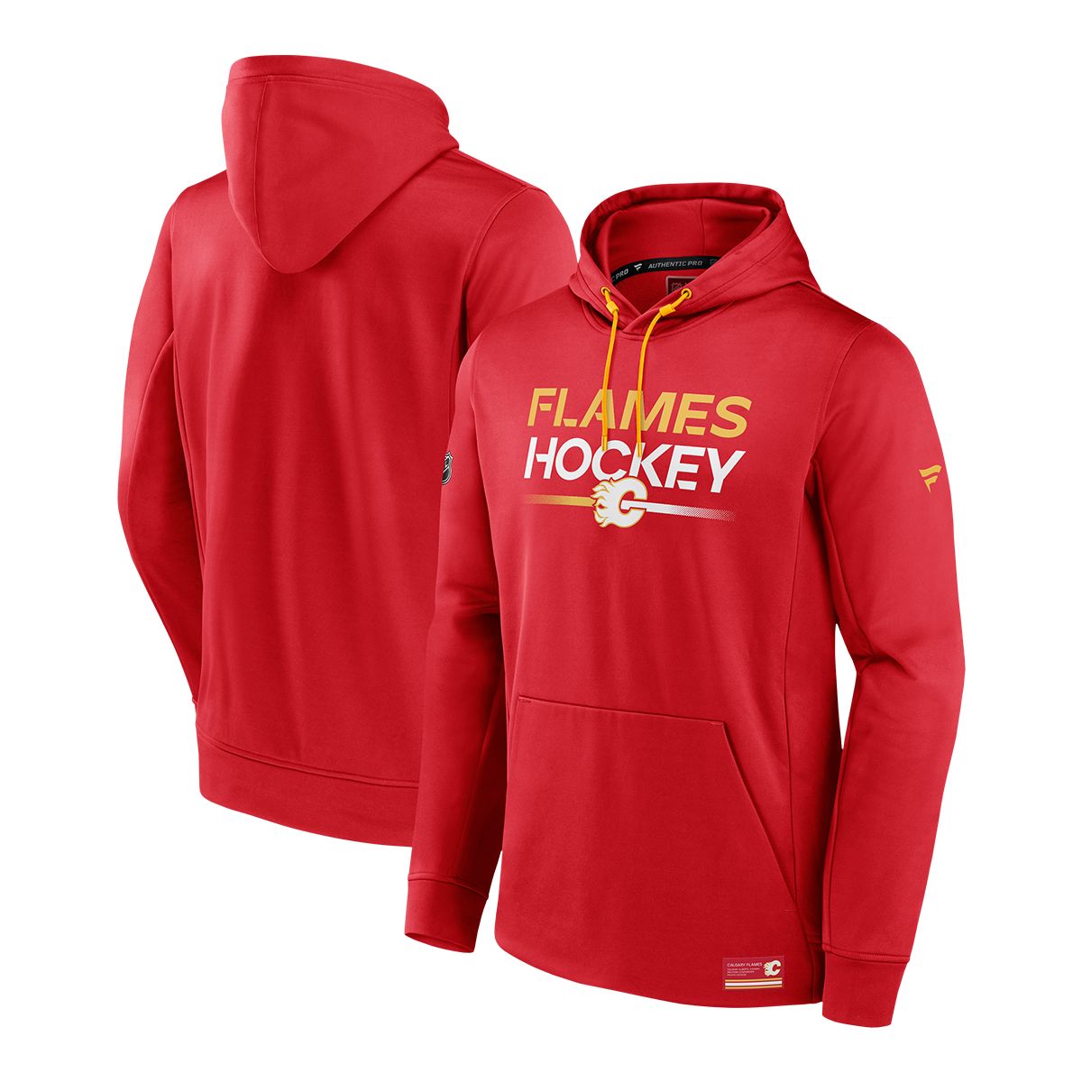 Calgary Flames Fanatics Authentic Pro Rink Poly Fleece Hoodie | SportChek
