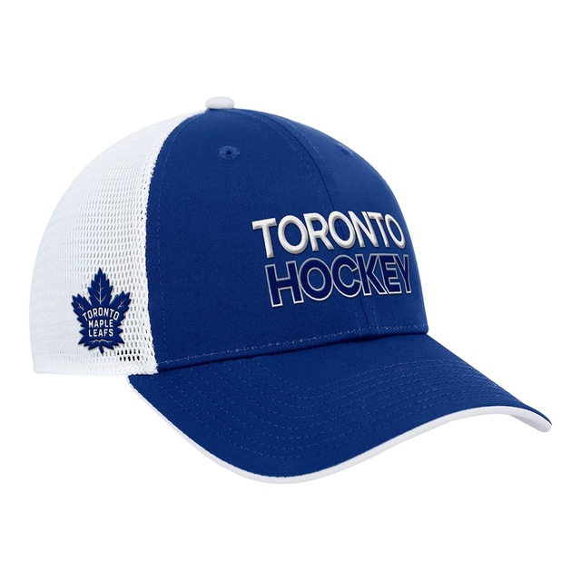 Toronto Maple Leafs Fanatics Authentic Pro Rink Structured Trucker Cap ...